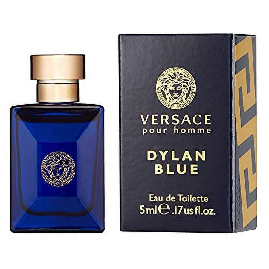 Versace Dylan Blue Mini Eau De Toilette Splash For Men, 0.17 Oz/5 Ml ...