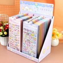 3D Rainbow Stickers, Cute Animal & Marine Life Cartoon Design ...
