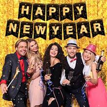Happy New Year Banner 2026 No DIY 10 Feet NYE Sign For New Year Party ...
