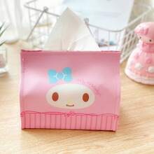 1pc New Cute Cartoon Character Design Paper Towel Box, PU Leather ...