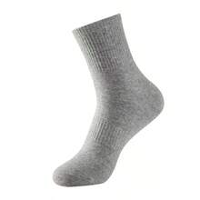 5/10/20 Pairs Thick Black & White Men's Winter Socks, Fashion Casual ...