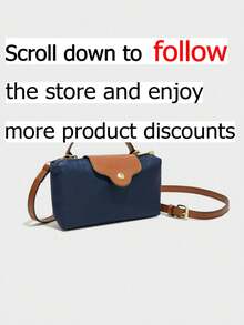 Mini New Fashion Handbag, Color Block Design, Waterproof Nylon Shoulder ...