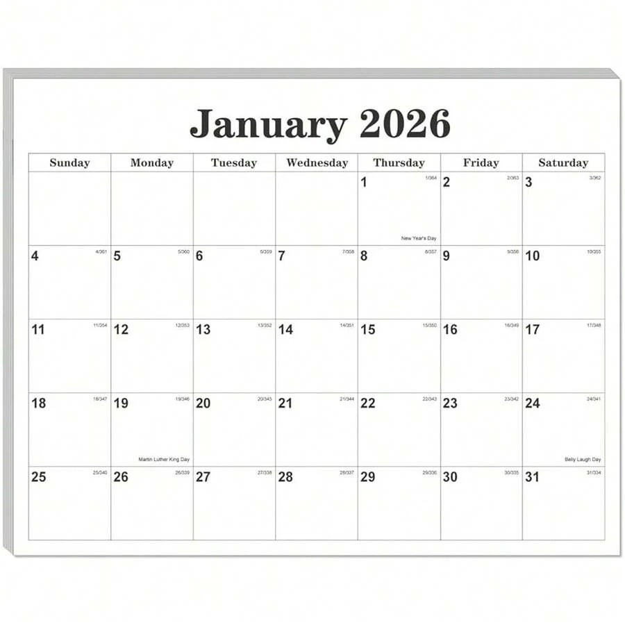 Magnetic Fridge Calendar 2026-2027 - Calendar 2026 From January 2026 ...