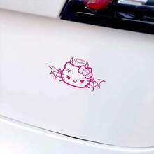 Sanrio Adesivo de Carro Hellokitty Demônio - Decoração Fofa de Janela ...