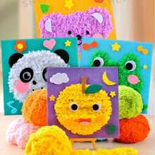 4 piezas Kit de costura DIY, Patrones de costura de línea de animales ...