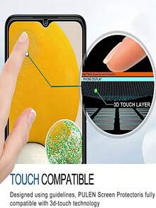 3 Stück Ultra HD gehärtetes Glas Displayschutzfolie kompatibel mit ...