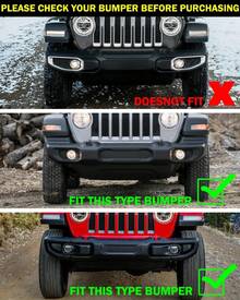 Front License Plate Mounting Bracket For Jl Jlu Gladiator Jt 2018 2026 ...