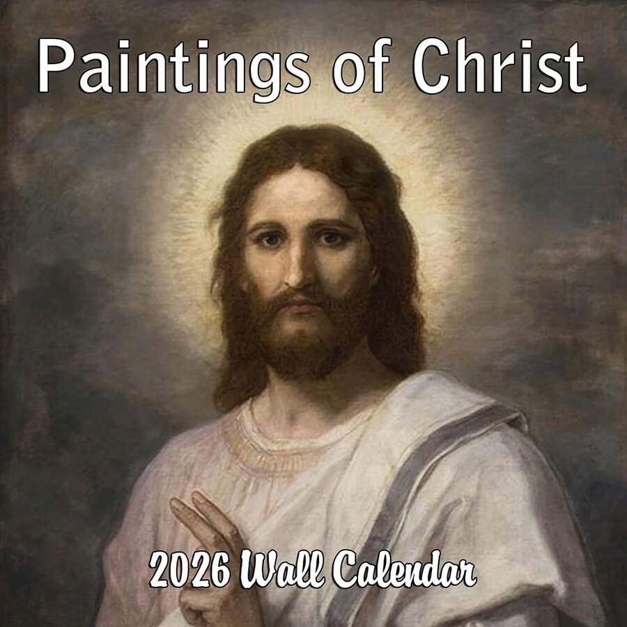2026 Paintings Of Christ Monthly Wall Calendar - Famous Paintings Of ...