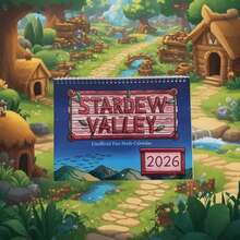 2026 Calendar - Stardew Valley Fan-Made Wall Calendar PRE 12 Monthly ...