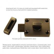 Gate Latch Slide Bolt Latches LockHeavy Duty Door Latch Sliding Bolt ...