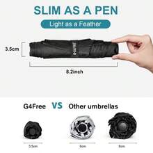 Umbrella Compact Ultralight UPF 50 UV Protection Umbrella Carbon Fiber ...