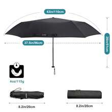 Umbrella Compact Ultralight UPF 50 UV Protection Umbrella Carbon Fiber ...
