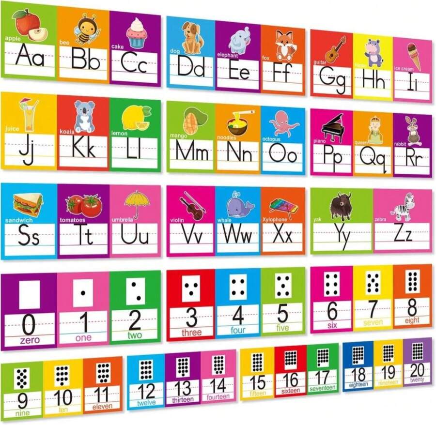 ASL Alphabet Number Line Set ABC Number 0-20 American Sign Language ...