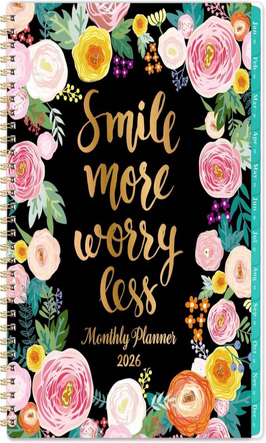 2026 Monthly Planner - 2026 Planner From Jan 2026 - Dec 2026, Monthly ...