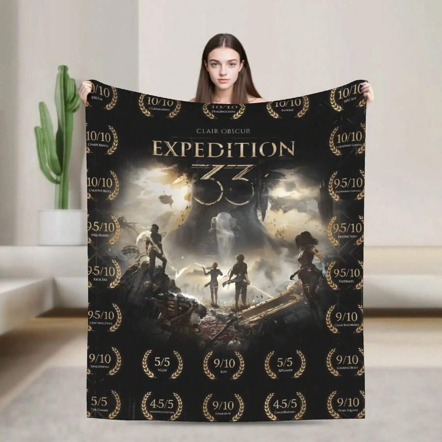 Manta de expedición Clair Obscur 33, de calidad, cálida y suave, para ...