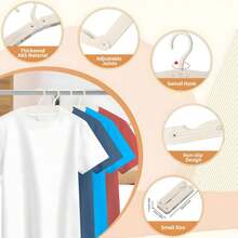 Chefiva Foldable Travel Hangers 4 Pack Space-Saving ABS - Cruise ...