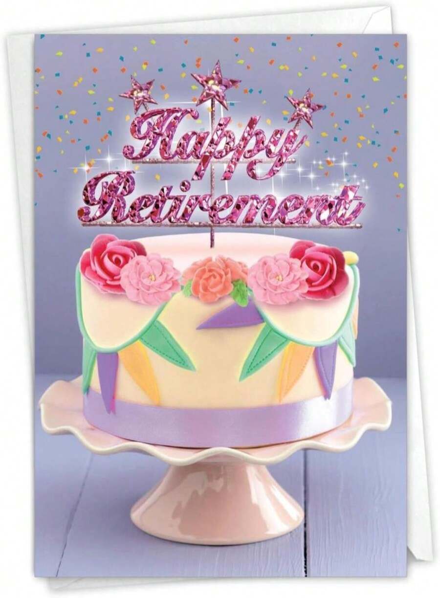 The Best Card Company - Happy Retirement Card With Envelope - Farewell ...