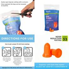 Basic Care Soft Foam Earplugs 100 Count 1 Pack Of 50 Pairs | SHEIN USA