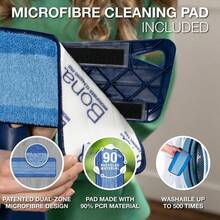 Hard Surface Premium Spray Mop Microfiber Cleaning Pad Washable 0,85L ...