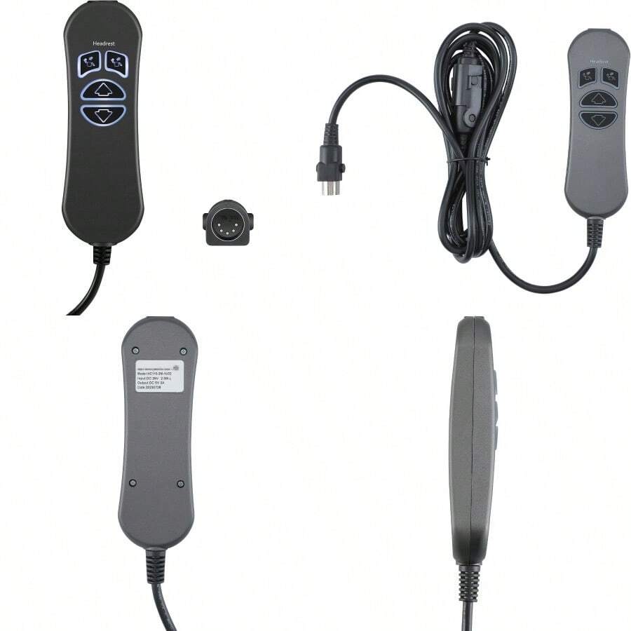 4 Button 5 Pin Prong Hand Control Handset Remote With USB And Backlight ...