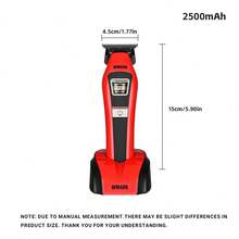 WMARK Professioneller Rotationsmotor Elektrischer Haarschneider ...