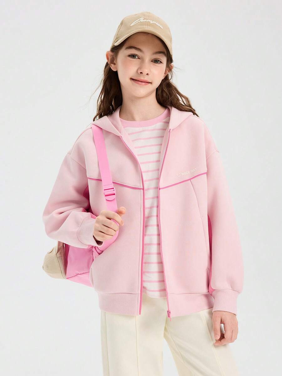 Chaqueta informal para niña preadolescente, ropa de abrigo versátil y ...