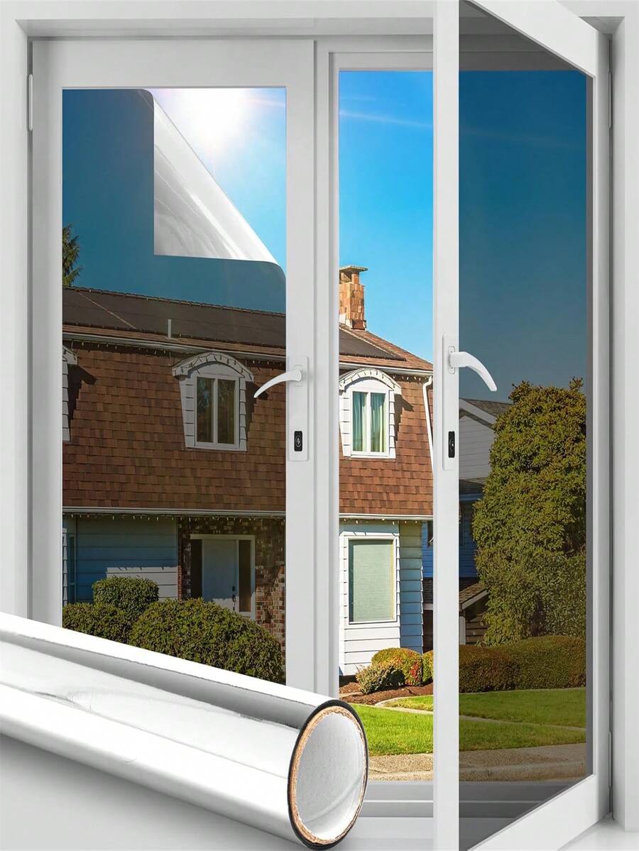 Einseitig verspiegelter Fensterfilm Privatsphäre, reflektierender ...