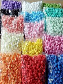 100 piezas en bolsa de OPP, flor de espuma PE artificial de 3,5 cm para ...