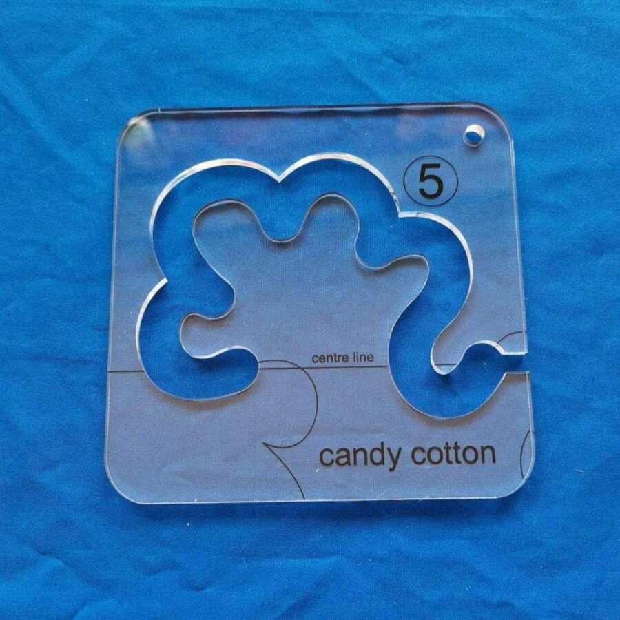 HONEYSEW Free Motion Quilting Template Series 5 With Quilting Frame For ...