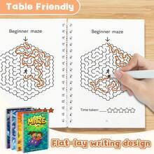 Labyrinth-Arbeitsheft für bessere Konzentration, Wegpuzzle, die Geduld ...