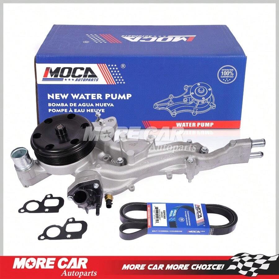 Water Pump Serpentine Belt For 14-20 Cadillac Escalade Chevrolet GMC 5 ...