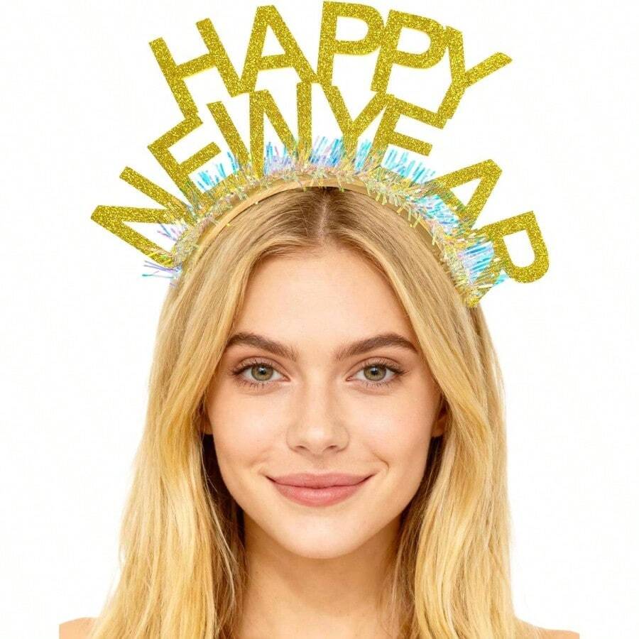 Happy New Year Headband Tiara 2026 New Years Eve Party Supplies New ...