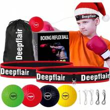 Boxing Reflex Ball, Boxing Reflex Ball Set With Adjustable Headband ...