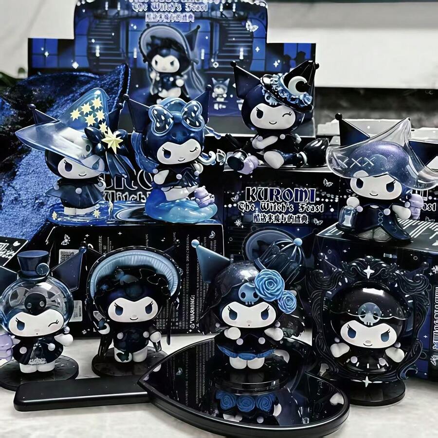 1/3/6 Pcs Sanrio Dreamy Figurines - Kuromi Witch's Festival Collectible ...