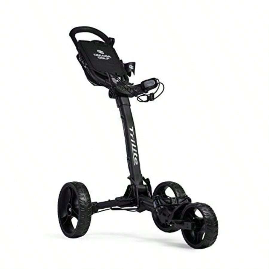 Trilite Golf Push Cart Lightweight And Folding Golf Cart Adjustable ...