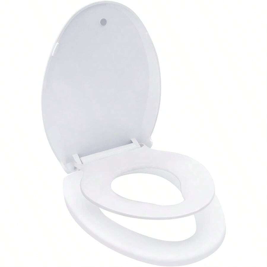 Elongated Toilet With Toddler Seat Built In Soft Close, Slow Close ...