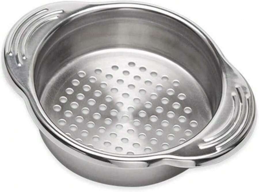 Stainless Steel Food Tin Strainer, Can Press Strainer, Sieve Tuna Press ...