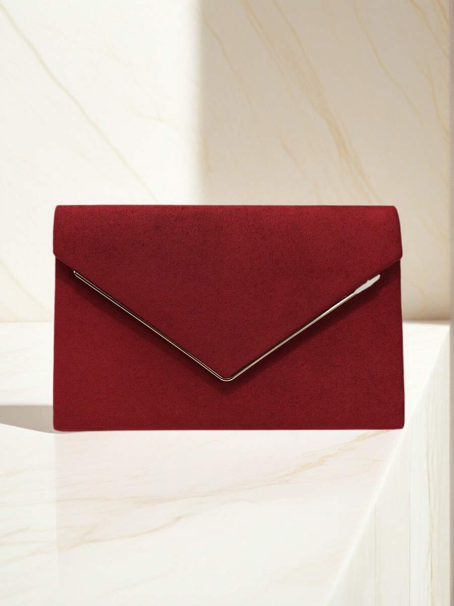 Red Color Women Evening Bags Cover Envelope Design Pary Wedding Girl ...
