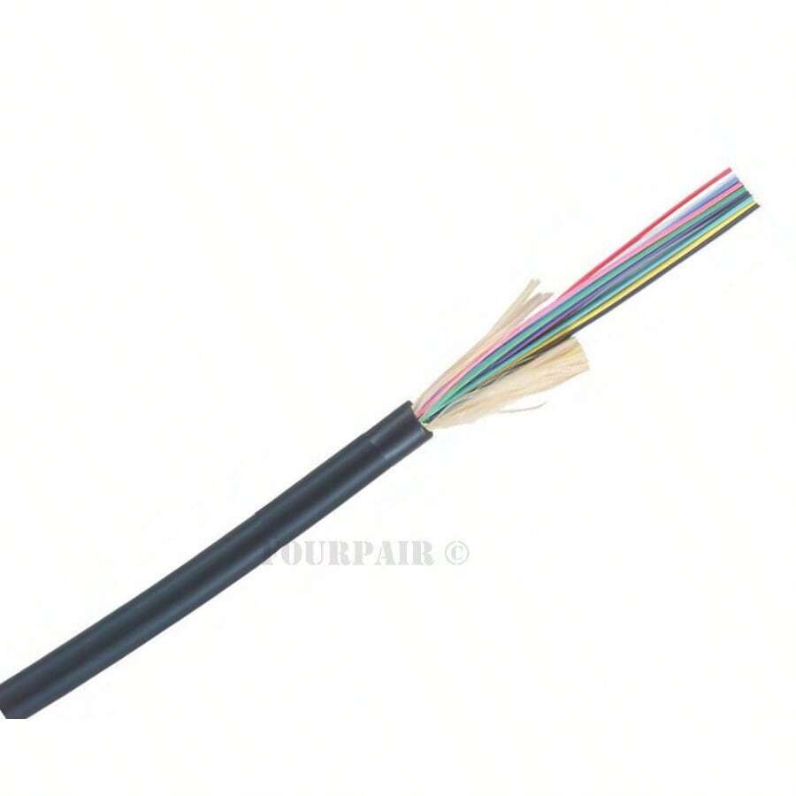 Indoor/Outdoor 12-Strand Multimode Tight Buffered 62.5 Fiber Optic ...