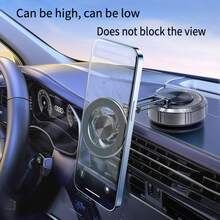 1pc 2026 New Black Magnetic Car Phone Holder, Silicone Suction Cup ...