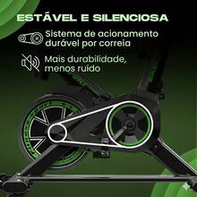 Bicicleta Ergométrica spinning Bike ciclismo indoor C/ Mostrador Painel ...