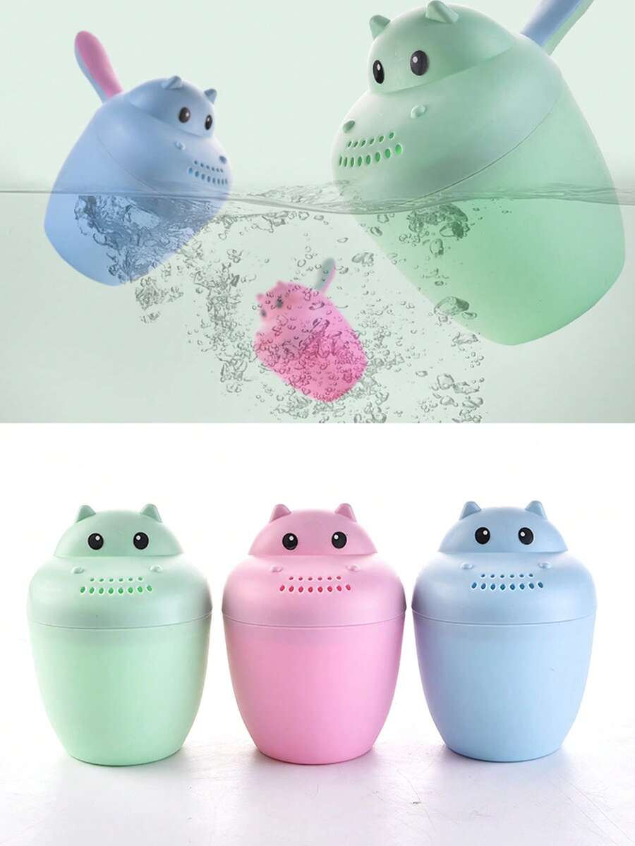 1pc Baby Cartoon Hair-Shower Cup, Baby Bath Water Pitcher, Water Scoop ...