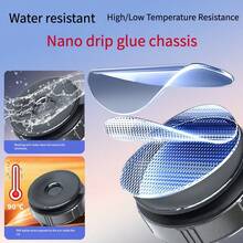 1pc 2026 New Black Magnetic Car Phone Holder, Silicone Suction Cup ...