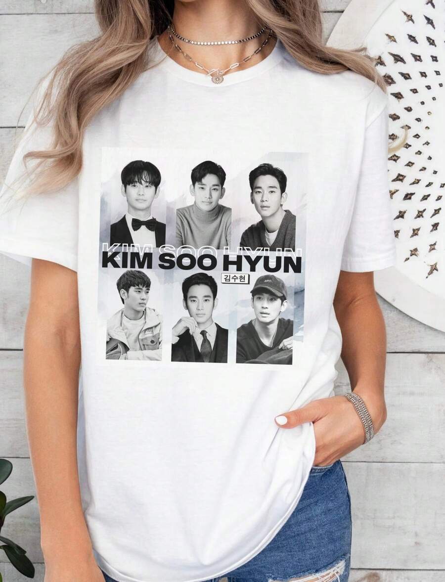 Kim Soo Hyun Unisex T-Shirt Kdrama Actor Kim Soo-Hyun Kdrama Movie ...