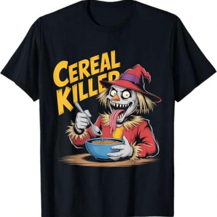 Camiseta con diseño de "Asesino de cereales", película de terror de ...