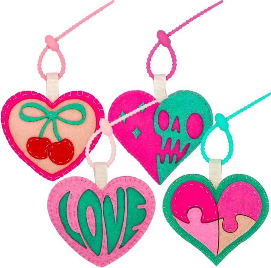 Mefatus Sewing Kit For Adults Keychain Making Kit Embroidery Crafts For ...