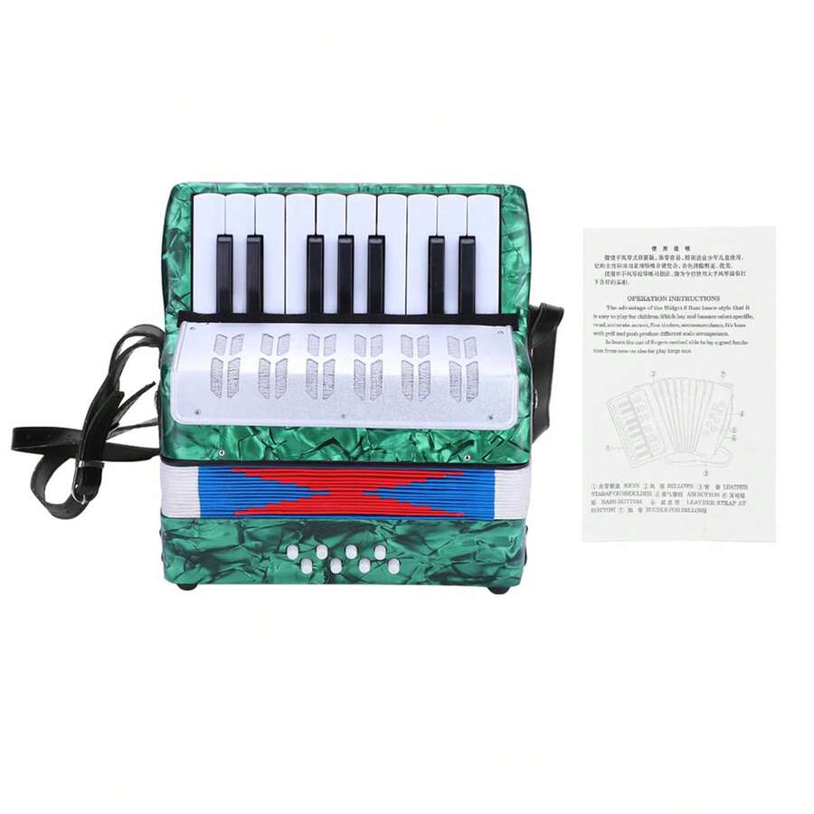 Fisarmonica a pianoforte a 17 tasti e 8 bassi - Strumento musicale ...