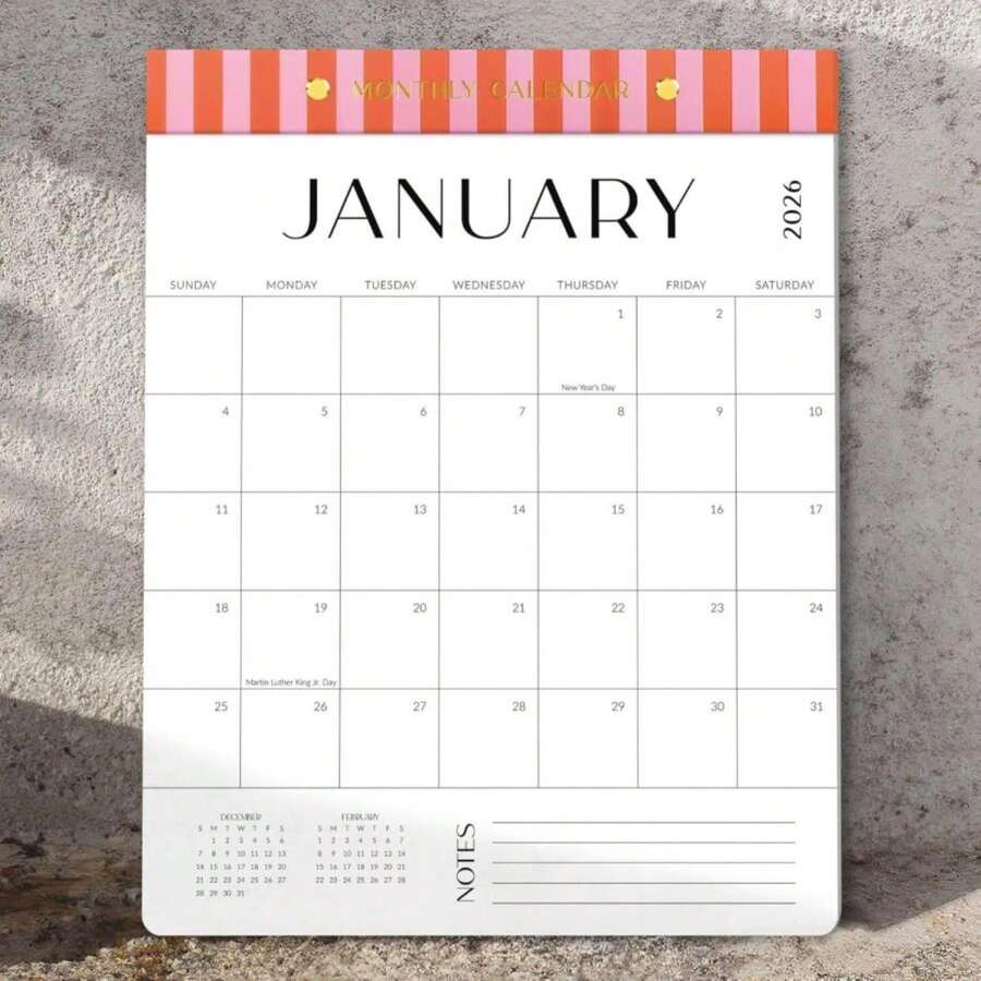 Beautiful 2026 Magnetic Fridge Calendar - Runs From Jan 2026 Until July ...