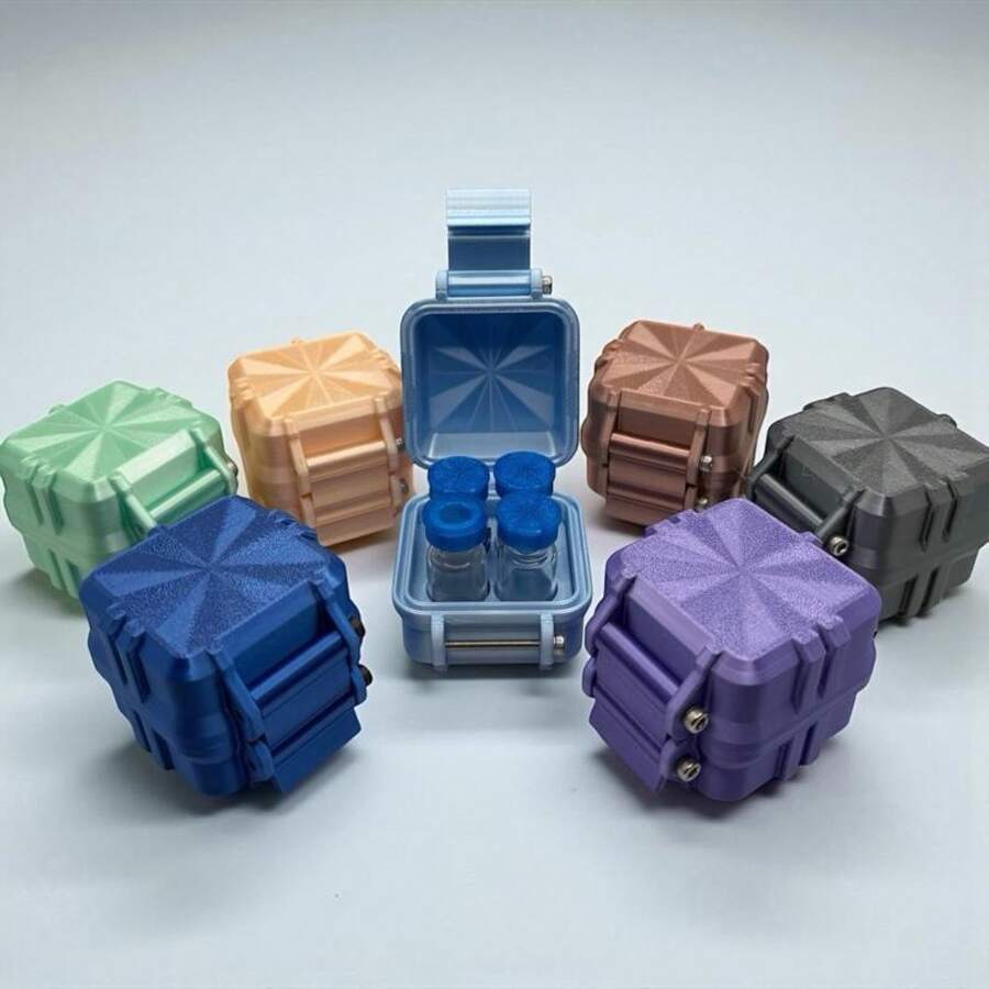 Peptide Storage Box 3ml Vial Storage Container. Multiple Sizes And ...
