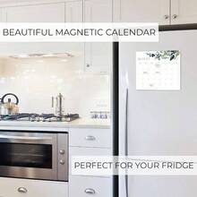 Beautiful 2025 - 2026 Magnetic Fridge Calendar - Runs From July 2025 ...